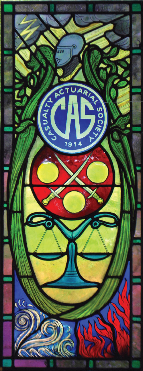 CAS Stained Glass Window Unveiled in London - Actuarial Review Magazine